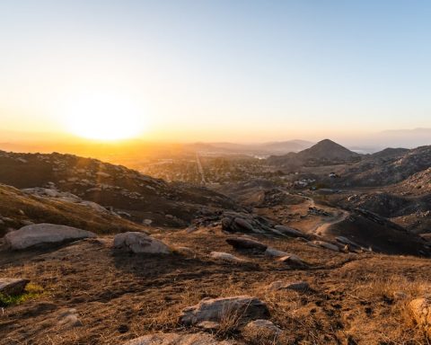 Two Trees Trail in Box Springs Mountain Regional Park